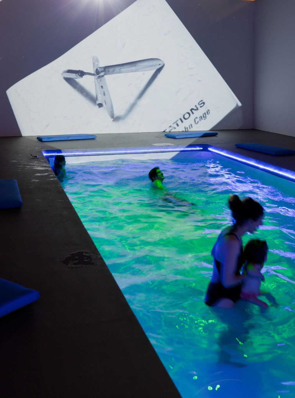 Art In A Pool: L.A. Museum Goers Take The Plunge : NPR