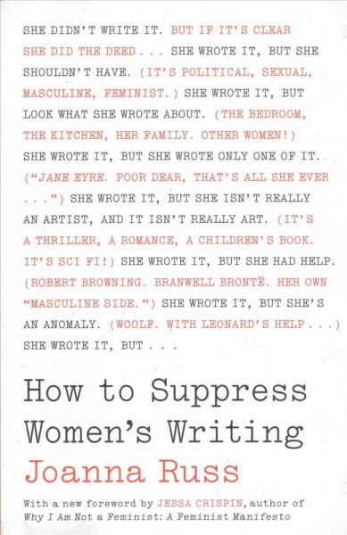 'How To Suppress Women's Writing:' Three Decades Old And Still Sadly ...