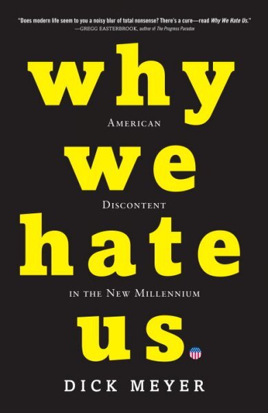 An Uneasy America: 'Why We Hate Us' : NPR