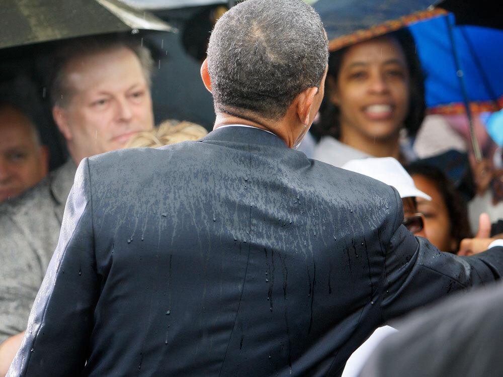 Rain-Soaked Obama Reflects Somberness Of 9/11 Anniversary : The Two-Way ...