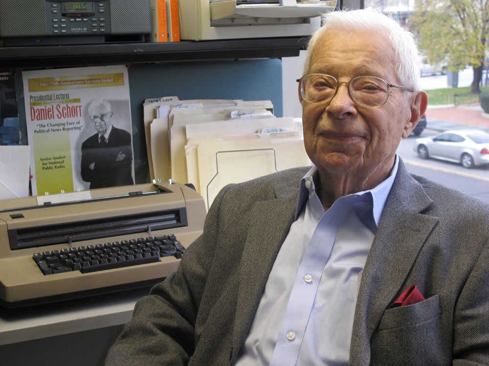 NPR's Daniel Schorr Sends First Script Via Email : The Two-Way : NPR
