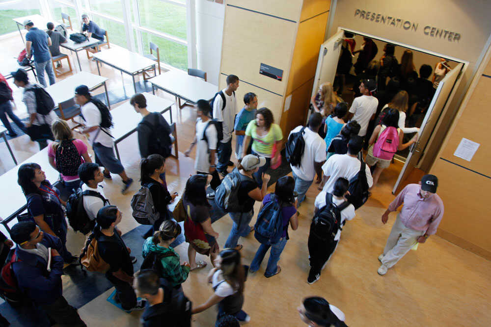 University Class Sizes Surge Due To Budget Cuts : The Two-Way : NPR