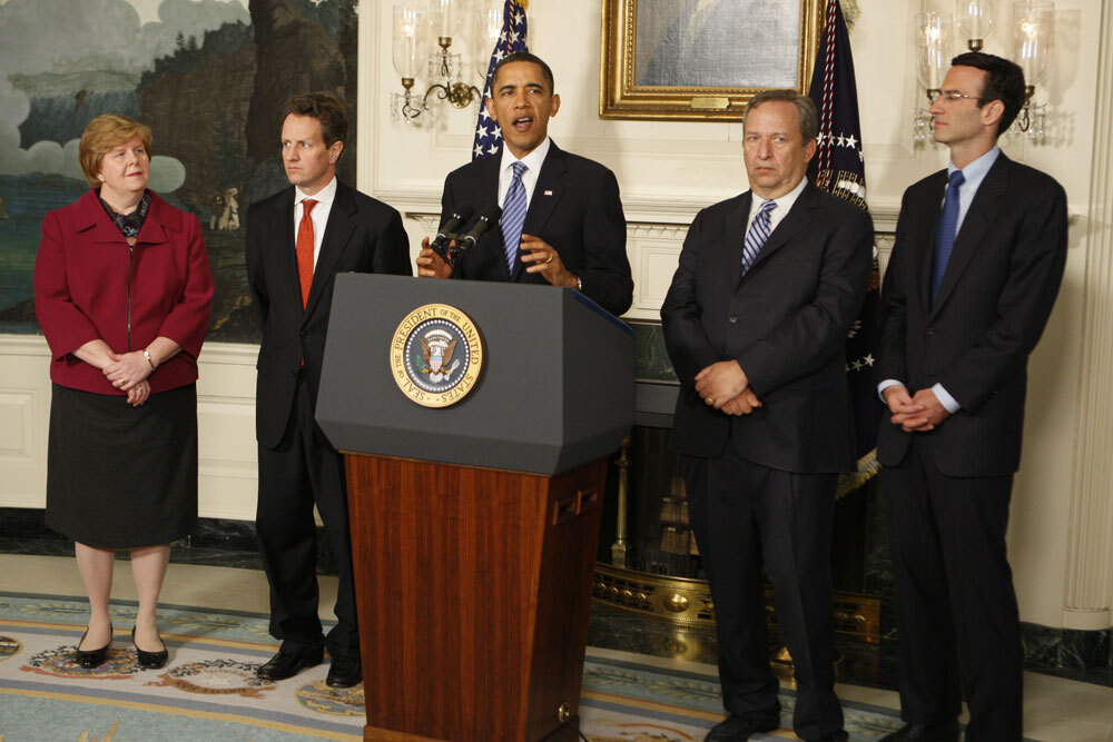 Obama To Bankers: 'We Want Our Money Back' : The Two-Way : NPR