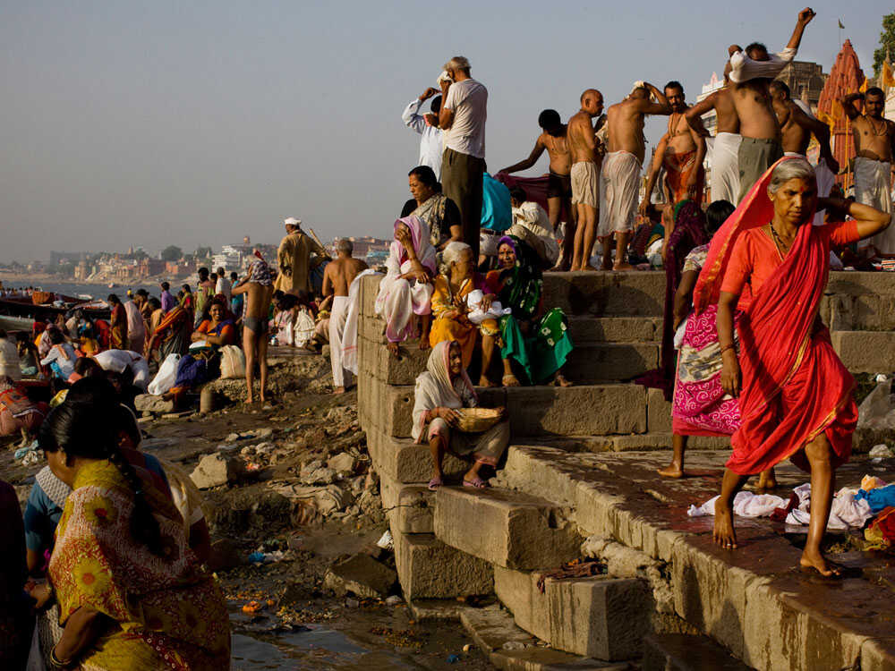 On The Banks Of The Ganges: An Unforgettable Shave : The Two-Way : NPR