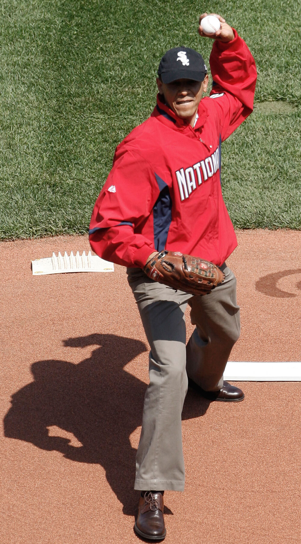 Obama Has A Ball With His 'First Pitch' : The Two-Way : NPR