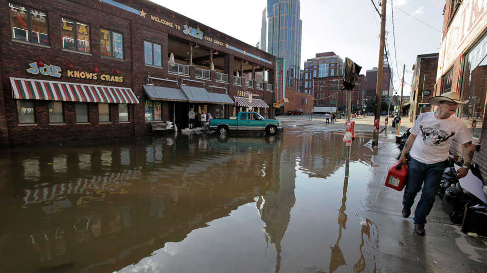 Nashville Flooding Damage: $1 Billion : The Two-Way : NPR