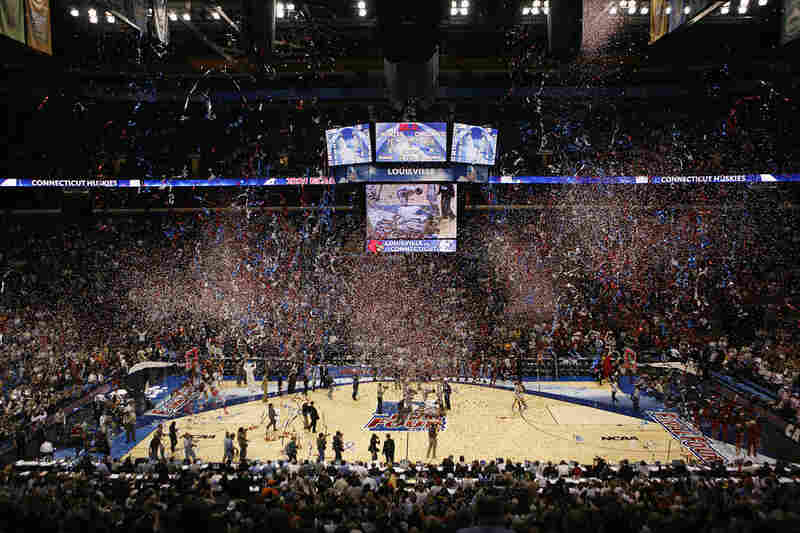 Undefeated Huskies Are National Champs : The Picture Show : NPR