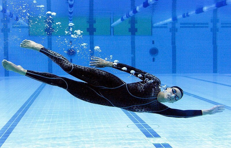 The Evolution of Olympic Swimwear : The Picture Show : NPR