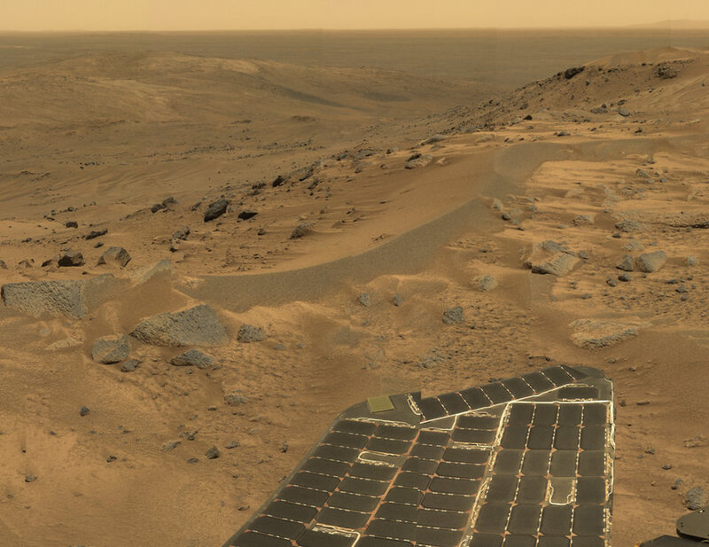 Our Martian Photographer Is Stuck In Sand : The Picture Show : NPR