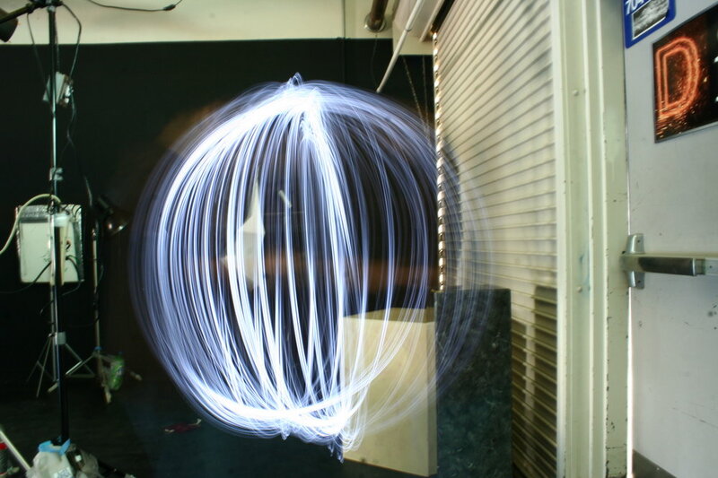 A New Material For Painting: Light : The Picture Show : NPR