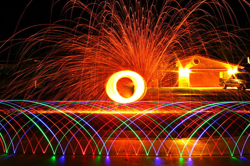 A New Material For Painting: Light : The Picture Show : NPR