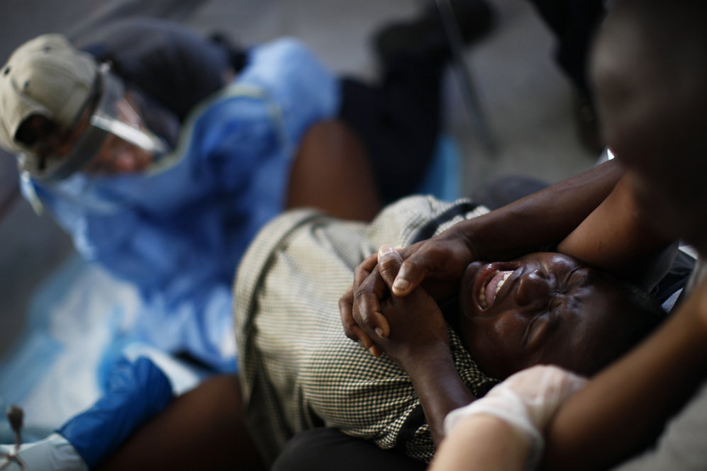 Photos: In A Haitian Field Hospital, A Baby Is Born | NCPR News