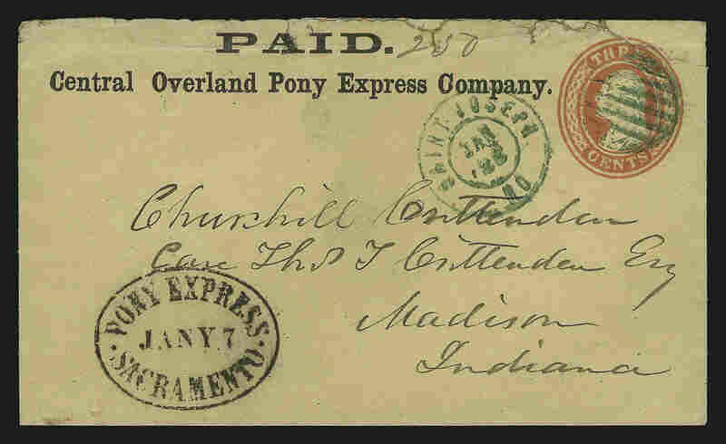 150 Years Later, Pony Express Rides On In Legend : NPR