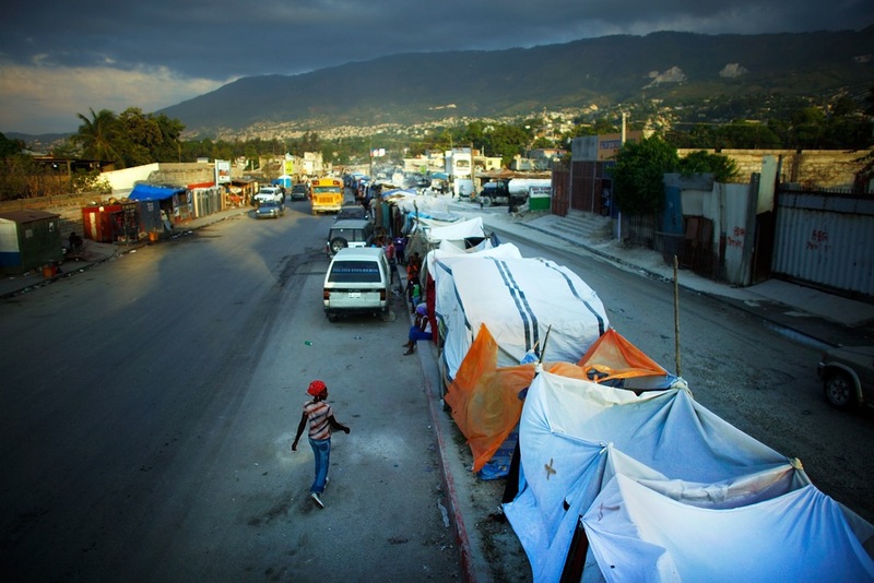 Haitians On The Margins Make Home On A Highway : NPR
