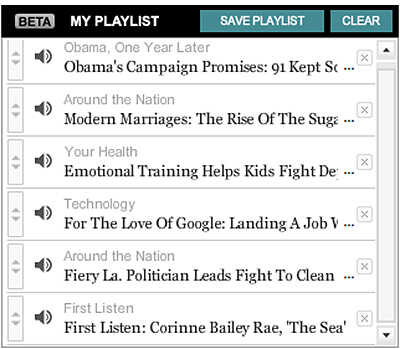 Save and Sync Your Playlist with Your NPR User Account : Inside NPR.org ...