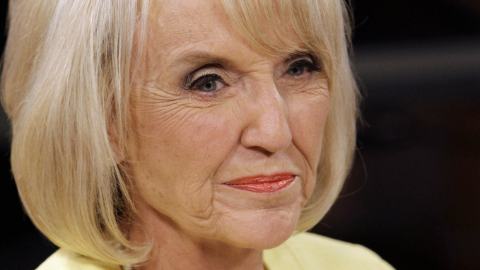 And The Reason To Vote For You, Gov. Brewer, Is ... Is ... ??? : It's ...