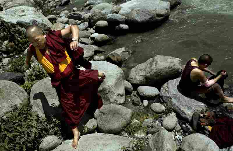 A Day In The Life Of A Tibetan Monk : The Picture Show : NPR
