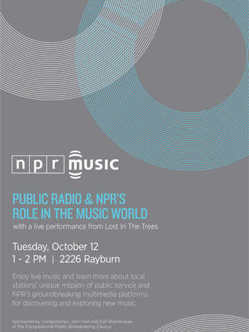 NPR Music Takes 'Tiny Desk' To Capitol Hill : NPR Extra : NPR