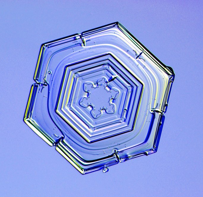 Snowflake Shapes Shine Under The Microscope : NPR