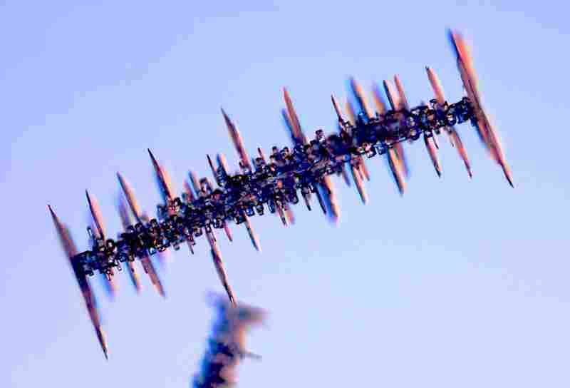 Snowflake Shapes Shine Under The Microscope : NPR