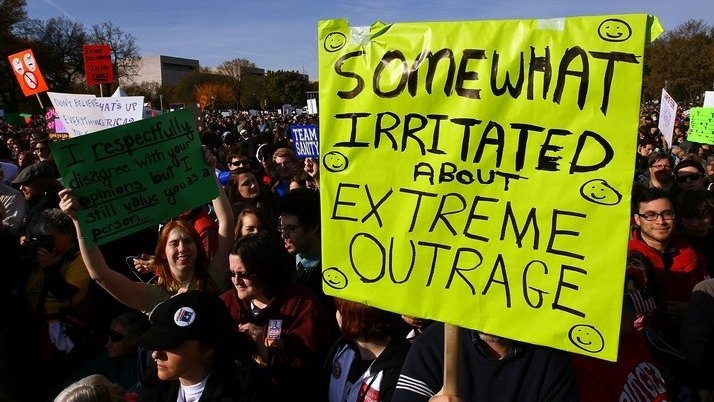 Thousands Gather For Stewart-Colbert Rally : NPR