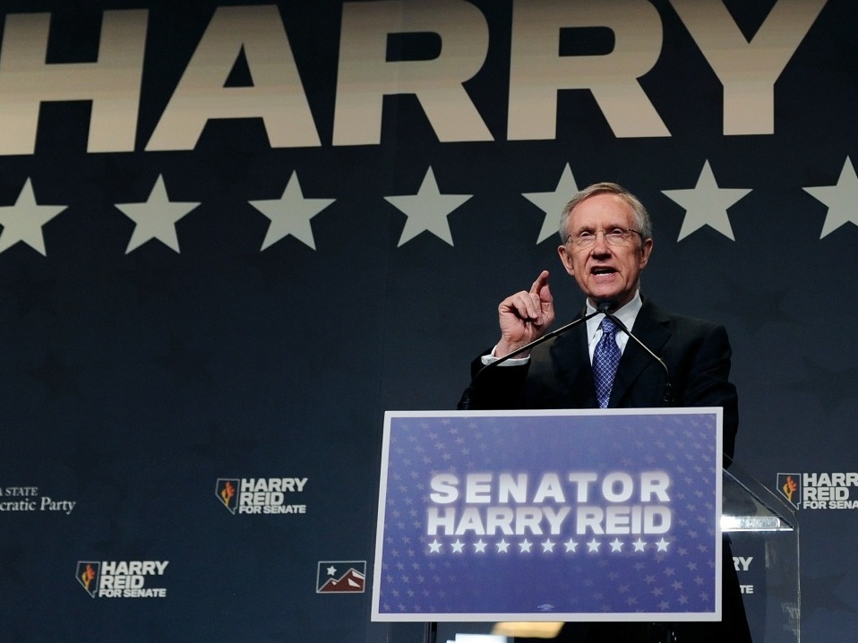Harry Reid Gets Lucky In Nevada : It's All Politics : NPR