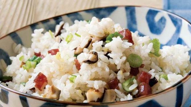 Recipe: 'Sweet Rice With Sausages And Mushrooms' : NPR