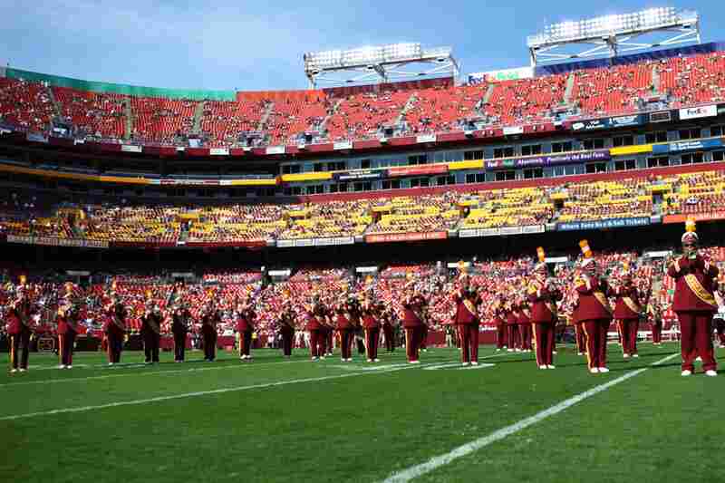 On The Field With Football's Oldest Marching Band : The Record : NPR