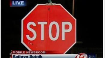 City Asks: Who Put Up All Those Stop Signs? : The Two-Way : NPR