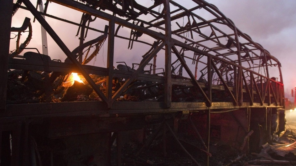 Brush Fire In Israel Engulfs Bus, Kills Dozens Of Student Guards : The ...