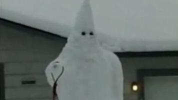 'Nothing Hateful,' Man Says About KKK Snowman And Its Noose : The Two ...