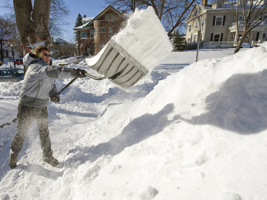 'Arctic Cold' Follows Huge Storm : The Two-Way : NPR