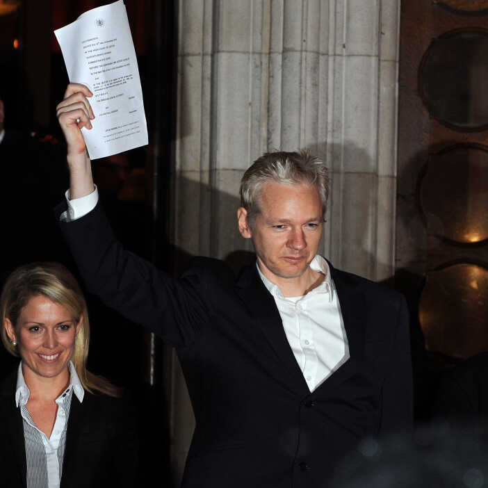 WikiLeaks' Assange Released From Jail : The Two-Way : NPR