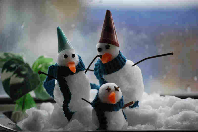 Snowman Kit: One Part Snow, Nine Parts Imagination : The Picture Show : NPR