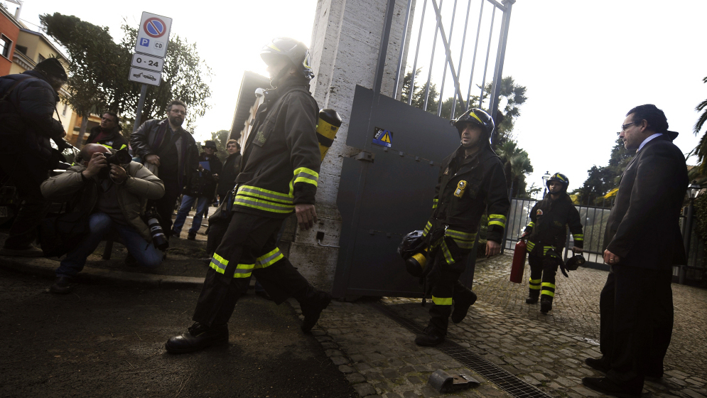 Police Pursue 'Anarchists' In Rome Embassy Blasts : NPR