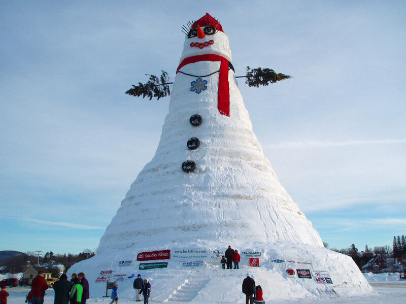 Snowman Kit: One Part Snow, Nine Parts Imagination : The Picture Show : NPR