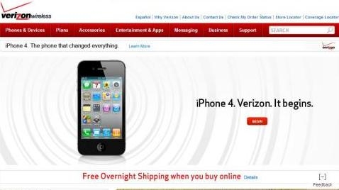 It's Official: Verizon Has The iPhone 4 : The Two-Way : NPR