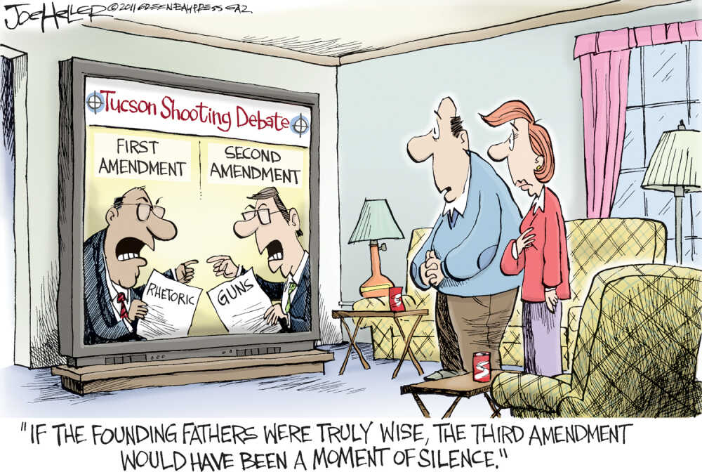 Double Take 'Toons: Tucson Shooting : NPR