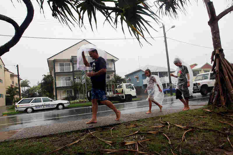 Australian City Empties As Floodwaters Crest : NPR