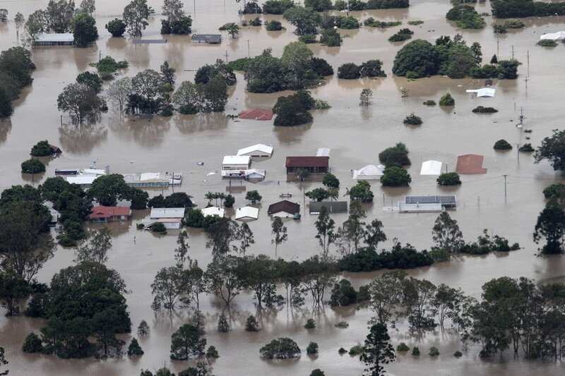 Australian City Empties As Floodwaters Crest : NPR