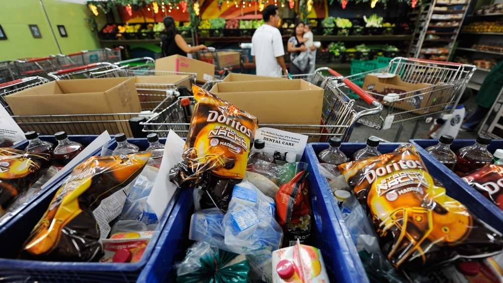Overburdened Food Banks Can't Say No To Junk : NPR