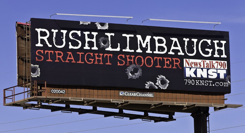 Clear Channel Pulls Limbaugh's 'Straight Shooter' Billboard In Tucson ...