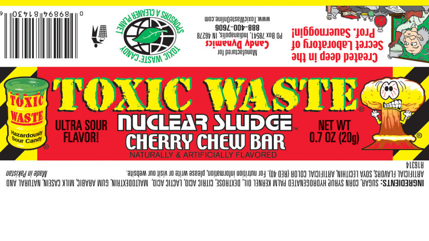 Too Much Lead Prompts Recall Of 'Toxic Waste Nuclear Sludge' Candy Bars ...