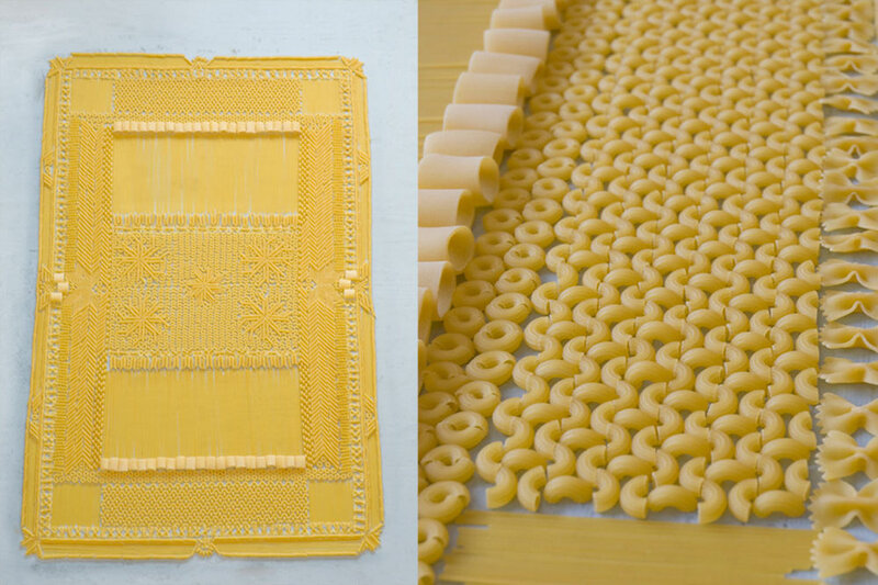 'Weaving' Carpets With Pasta, Pine Cones And Plastic Forks : The ...