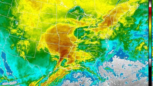Moving East, Winter Storm Creates White-Out Conditions, Travel ...