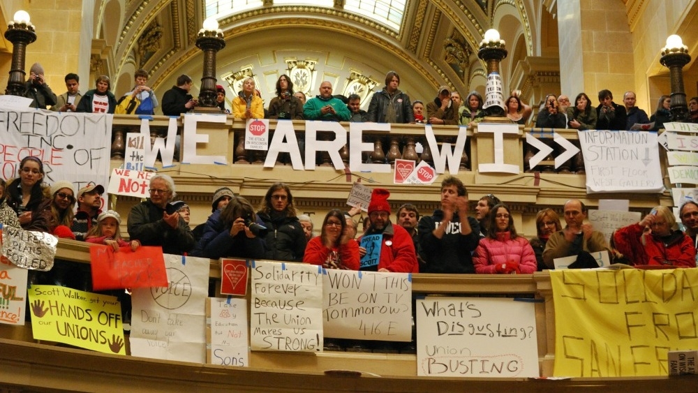 Protests Enter Sixth Day In Wisconsin : NPR
