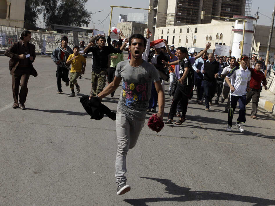 Iraqis Join 'Day Of Rage' Anti-Government Protests : The Two-Way : NPR