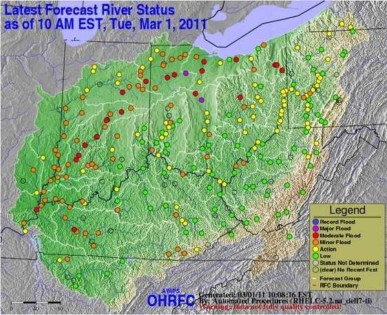 Deadly Flooding Strikes Ohio : The Two-Way : NPR