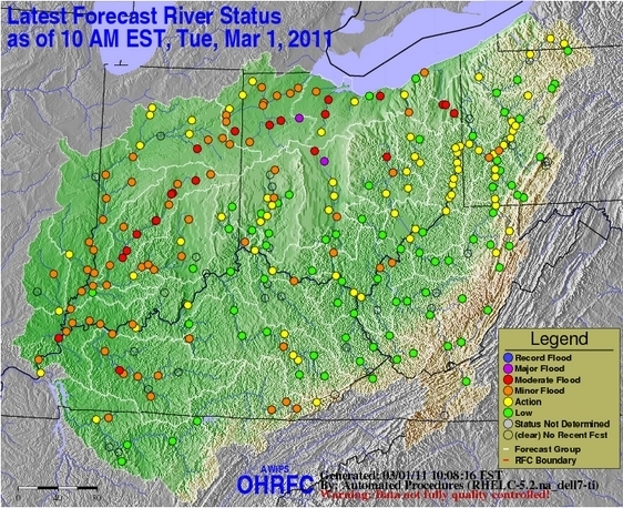 Deadly Flooding Strikes Ohio : The Two-Way : NPR