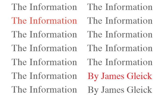 Bit By Bit, 'The Information' Reveals Everything : NPR